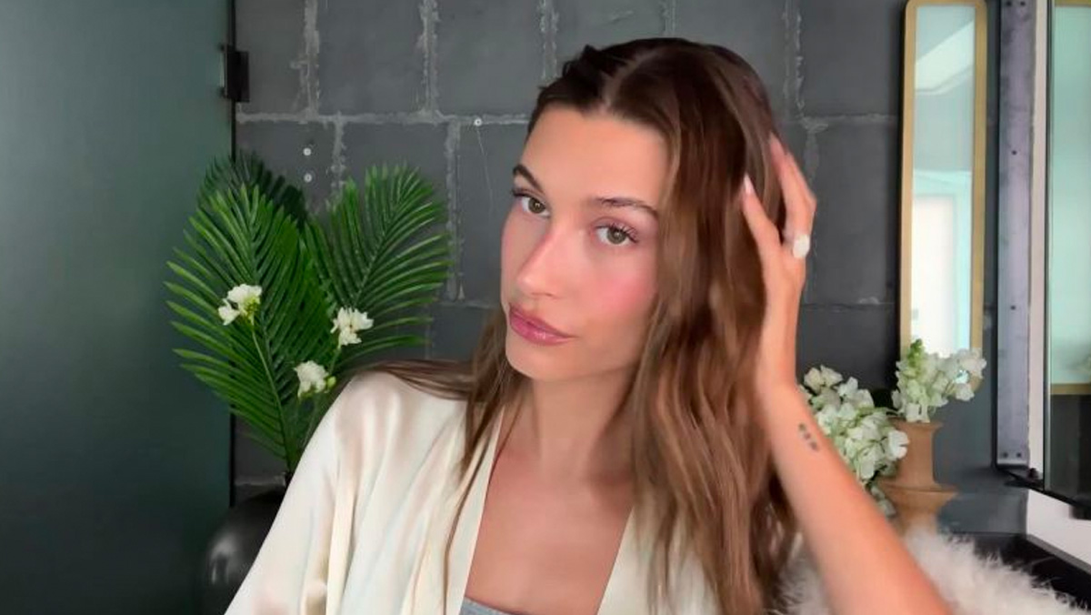 Hailey Bieber's Date Night Skin Care & Makeup Routine